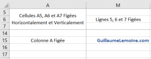 Comment Bloquer Ou Figer Plusieurs Lignes Ou Colonnes Excel